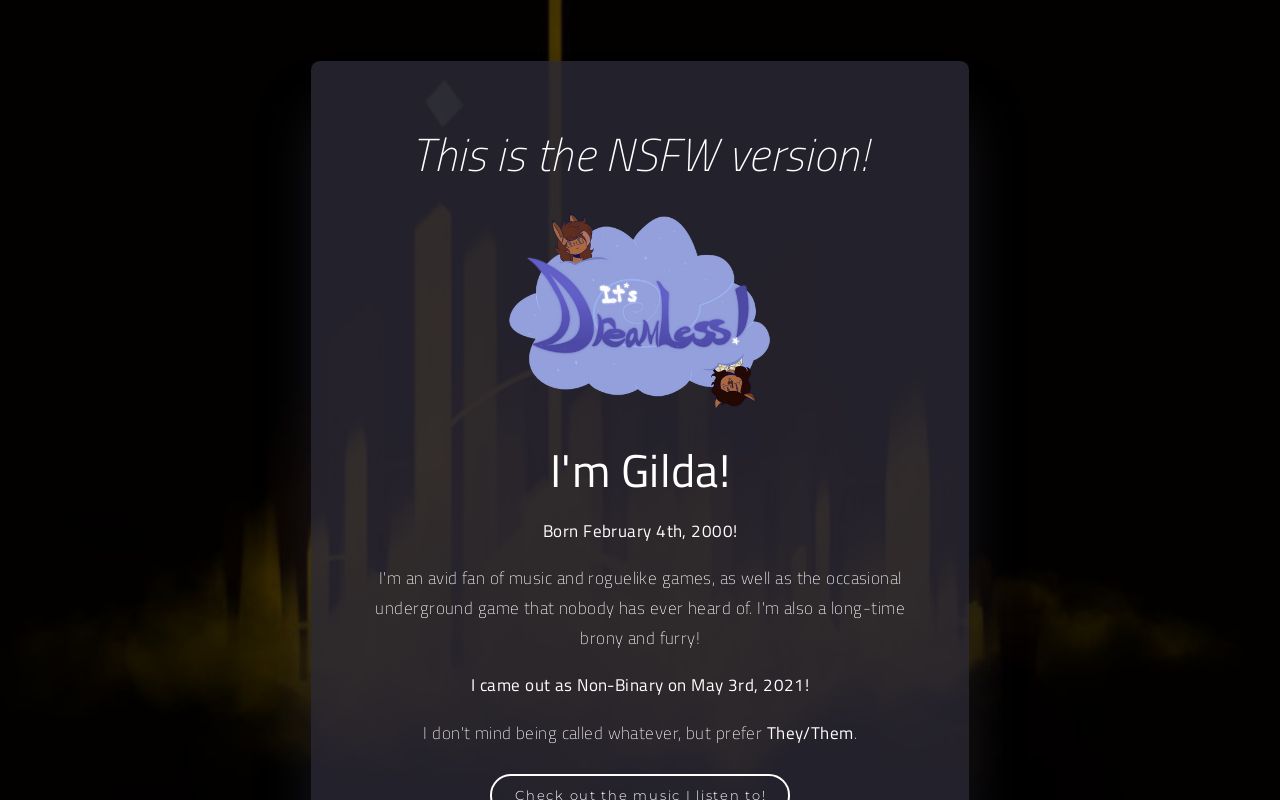 It's Dreamless! (NSFW)